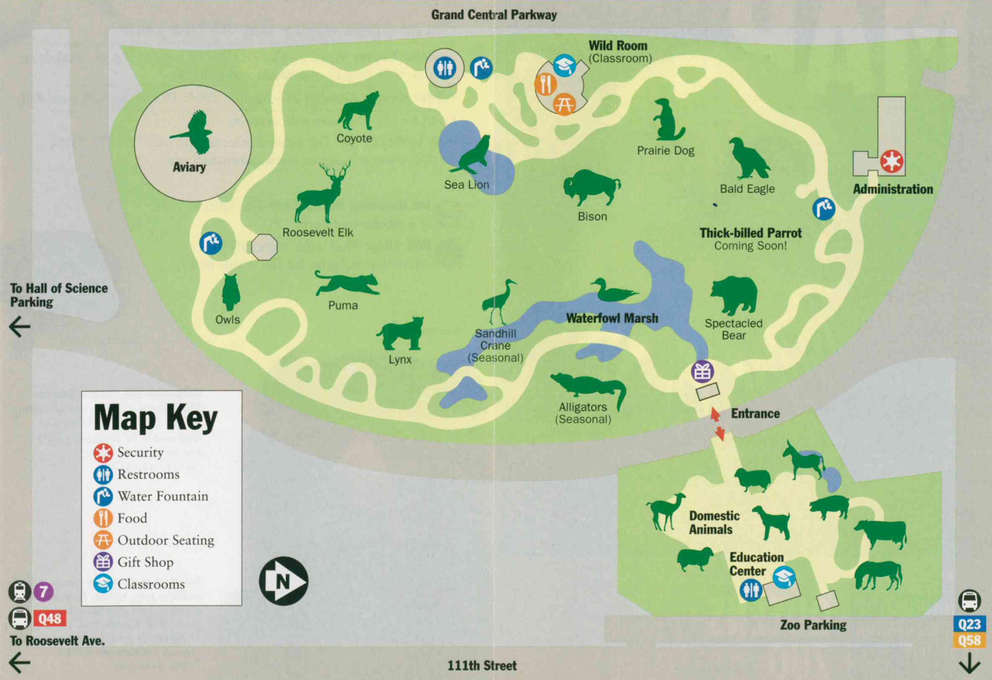 Les Zoos dans le Monde - Queens Zoo