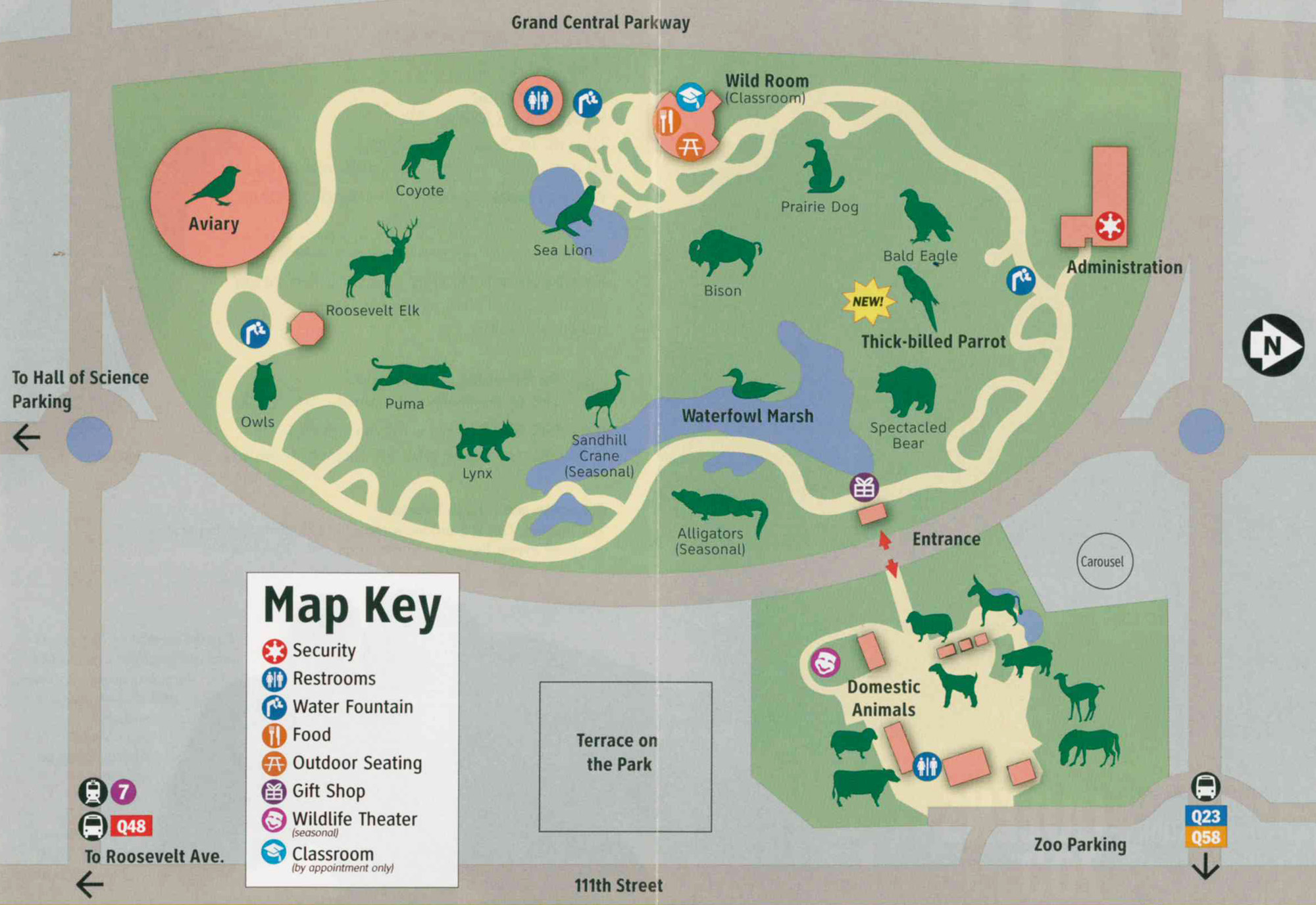 Les Zoos dans le Monde - Queens Zoo